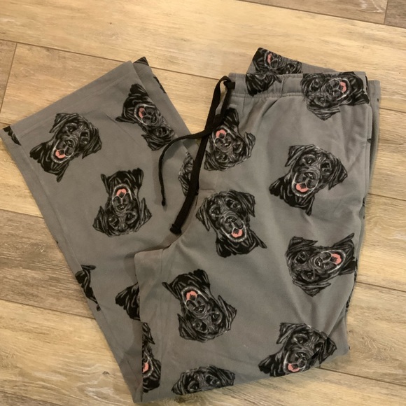 croft & barrow | Underwear & Socks | Mens Black Lab Fleece Pajama ...